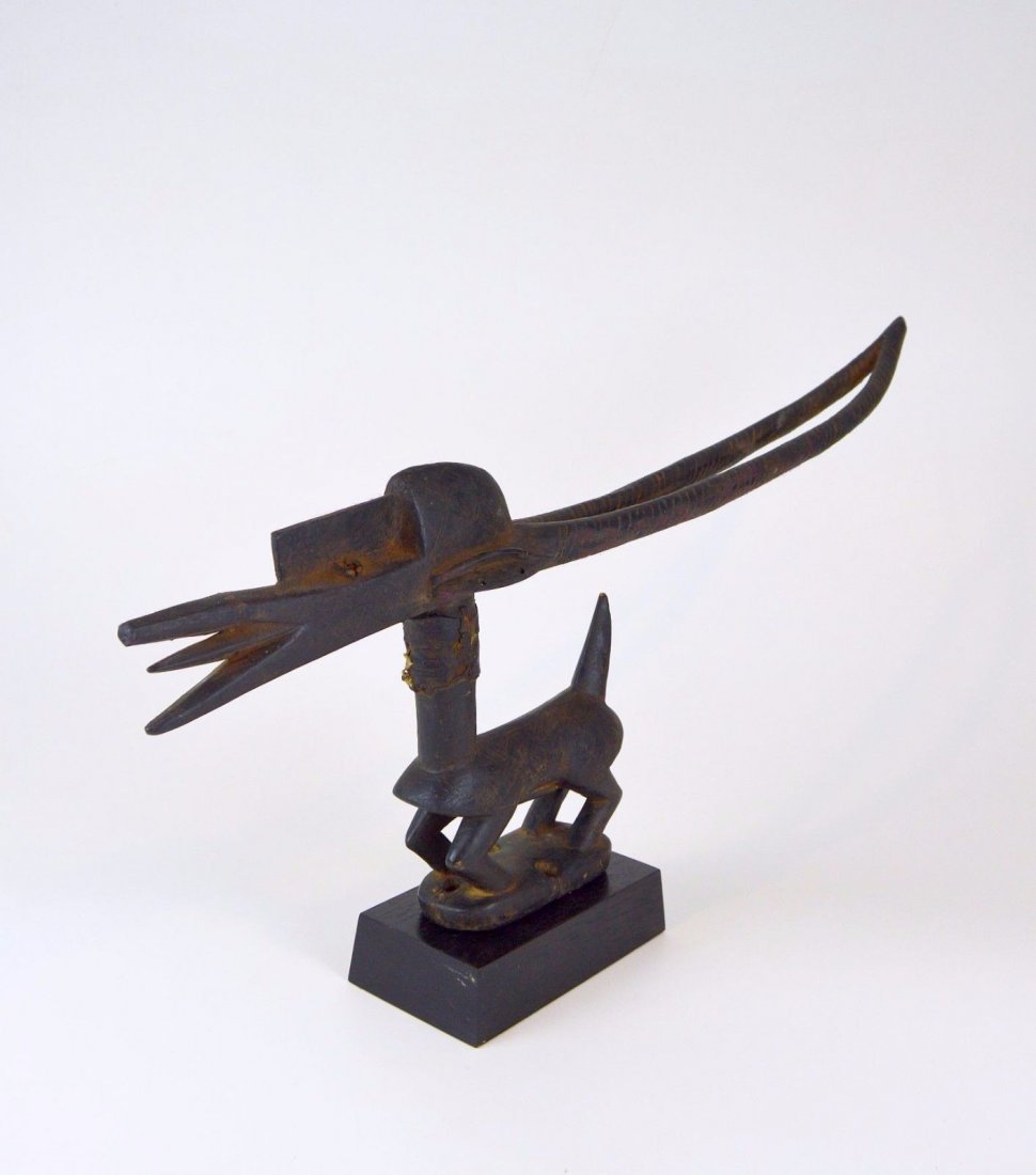 Old Chiwara Antelope Headdress from the Bamana