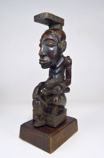 A Fine Kuba Ndop Sculpture Of The King