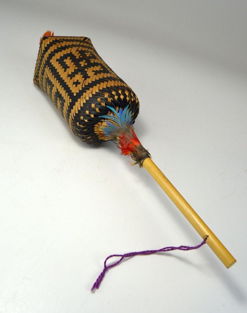 Shaman's Musical Rattle From The Wai Wai Of Brazil