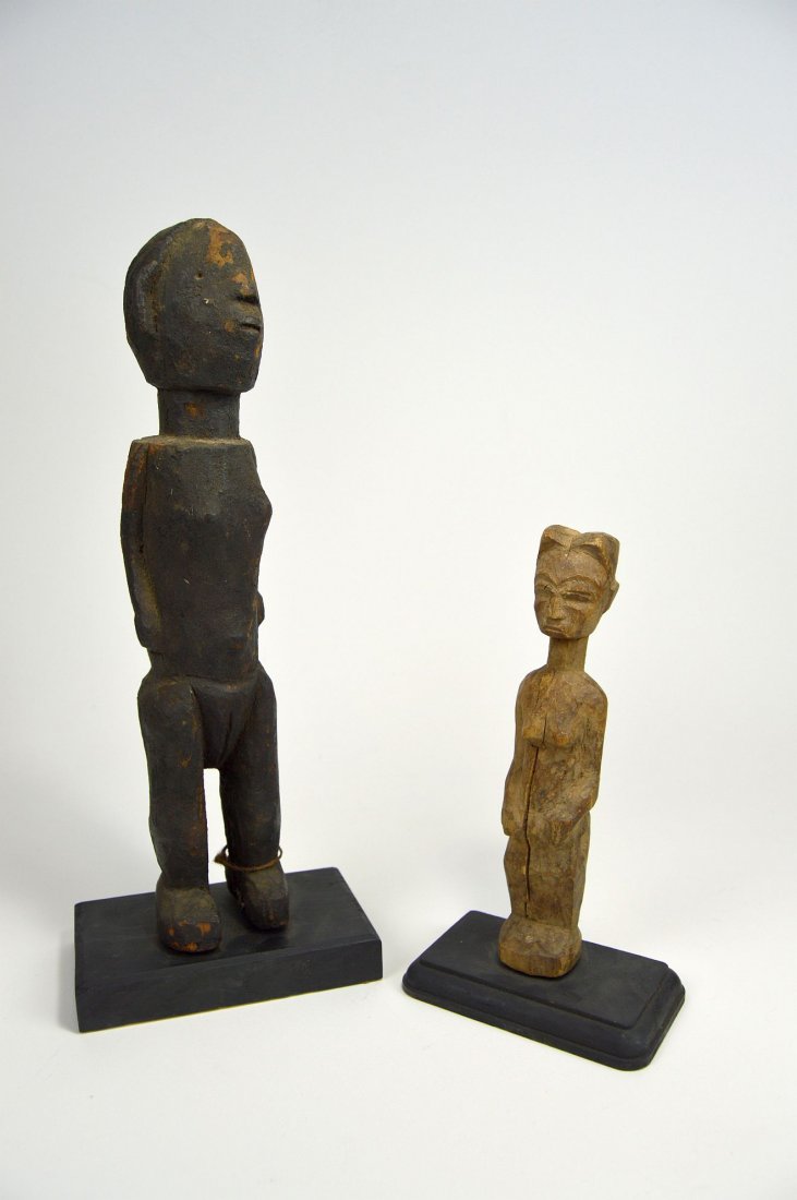 Old Mossi and Lobi Shrine fetish sculptures African Art