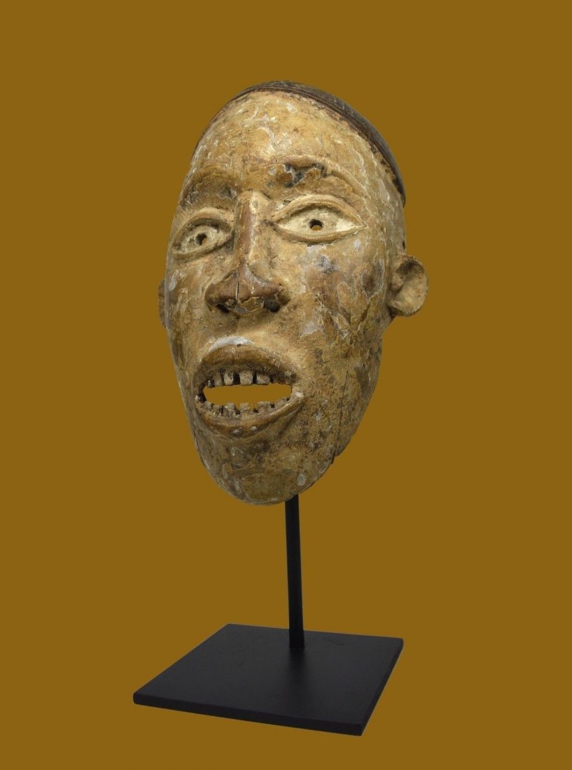 Rare Old Yombe Nganga Diviner's Mask