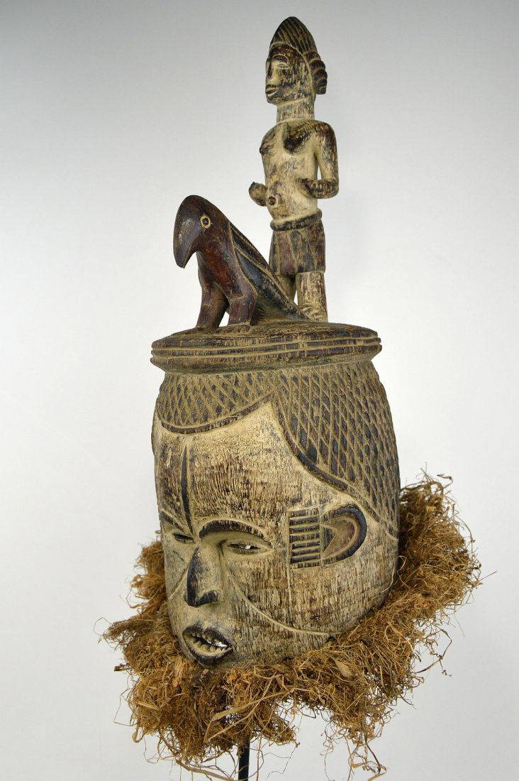 IGBO STYLE HELMET AFRICAN MASK