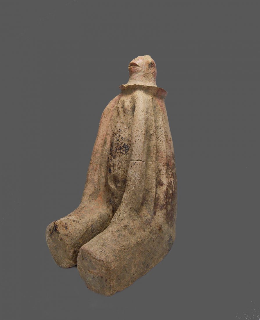 RARE ANCIENT BANKONI SEATED SCULPTURE with TL test