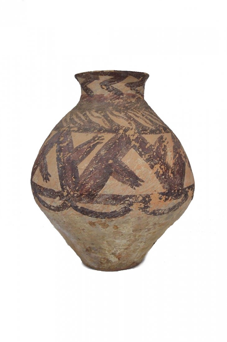 Ancient Chinese Neolithic Pottery Vessel 2500 Bc