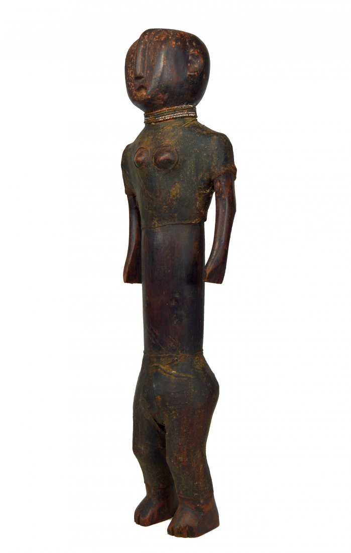 A Tall Sukuma female ancestor sculpture, African Art