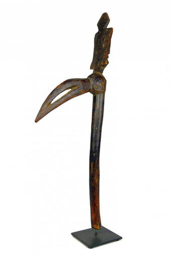 Rare Bwa Diviners Staff With Avian Form, African Art