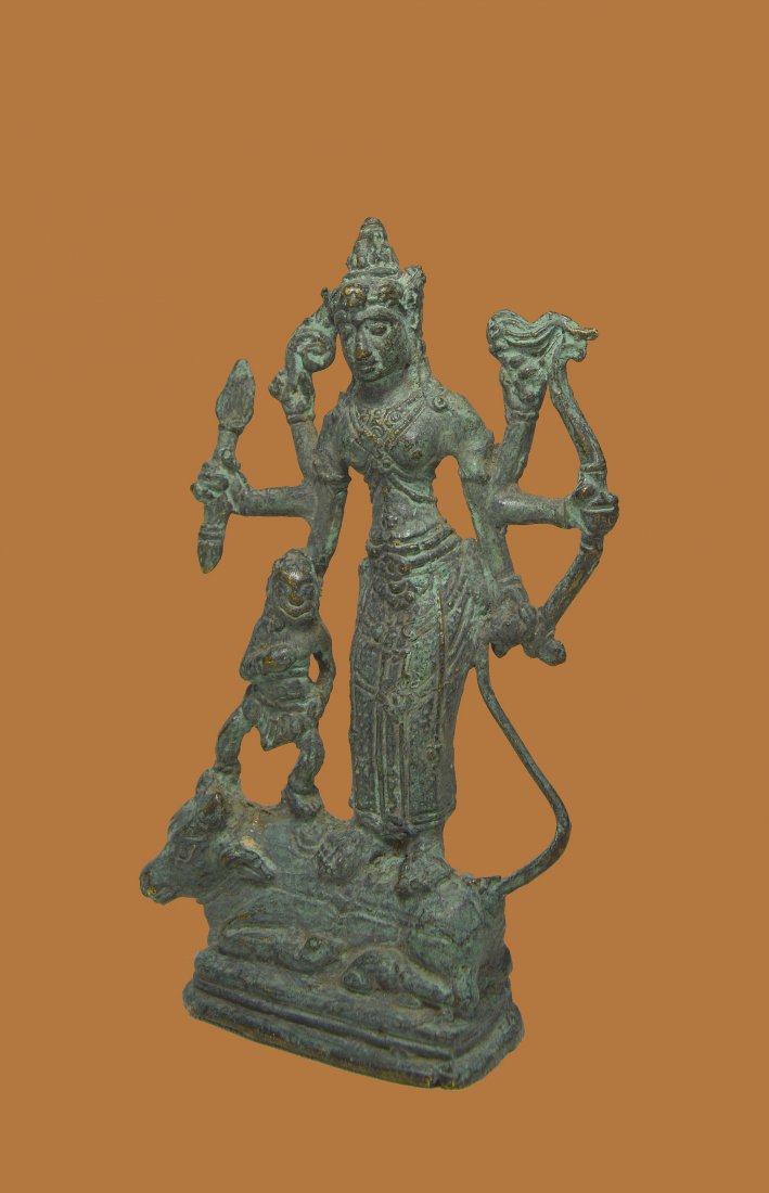 Rare Old Maha Kali Bronze idol on Nandi the sacred Bull - Jan 25, 2020 ...