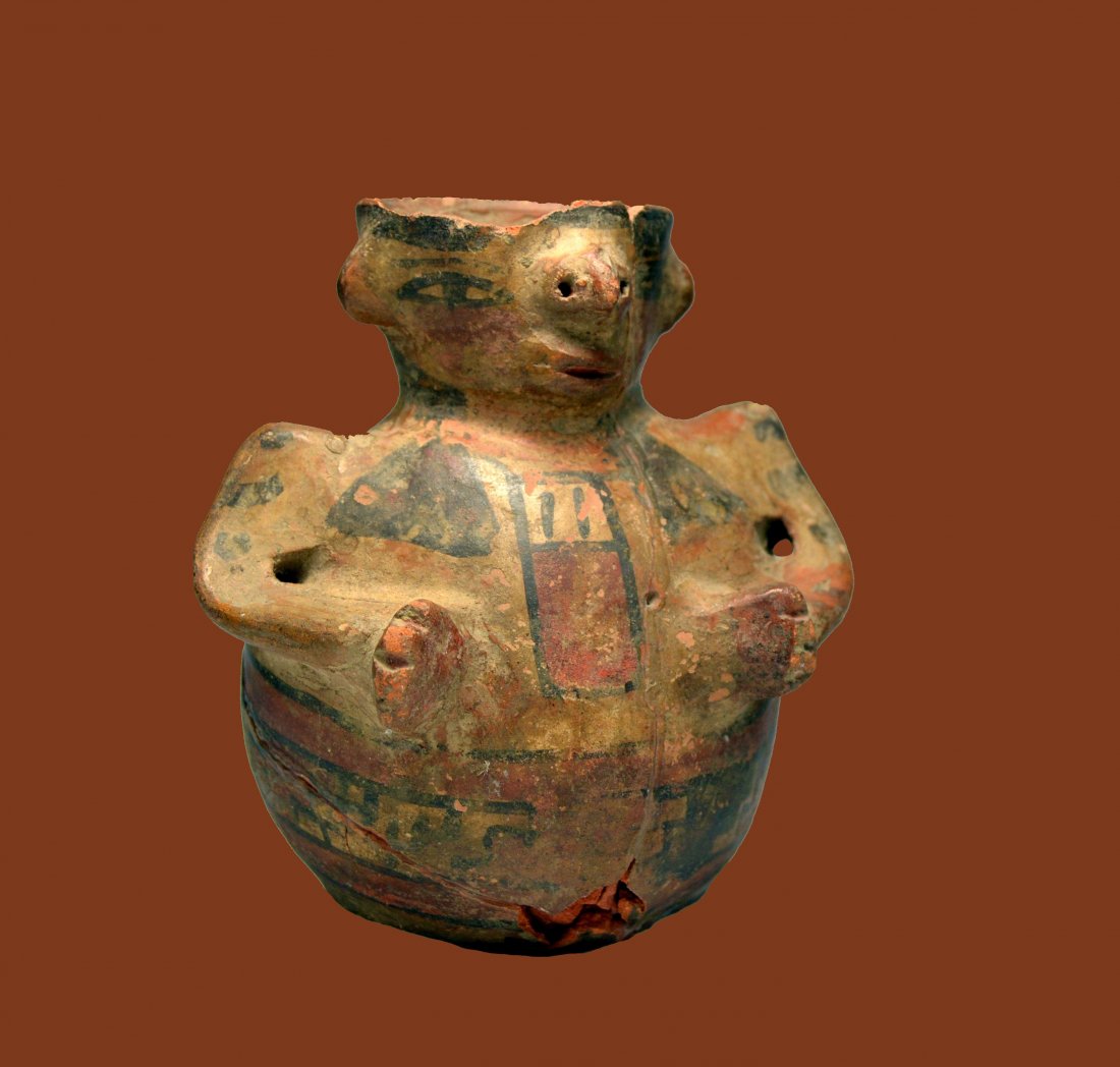 Ancient Nazca Anthropomorphic Vessel