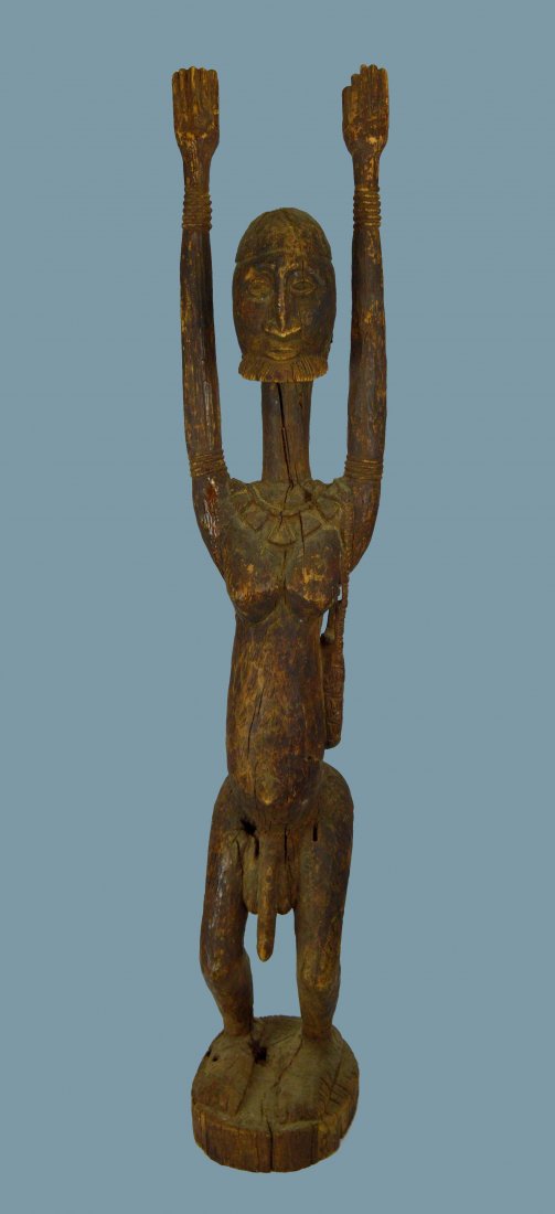 For Auction: Tall Dogon Nommo Male Ancestor Praying For Rain (#0074) on ...