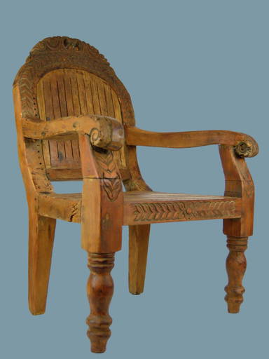 Vintage To Antique Wooden Chair From Java, Indonesia