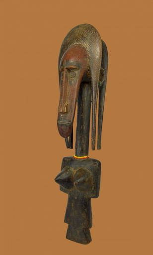 A Beautiful Vintage Bamana Marionette Rod Puppet
