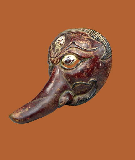 Antique Topeng Dance Mask From Java, Indonesia