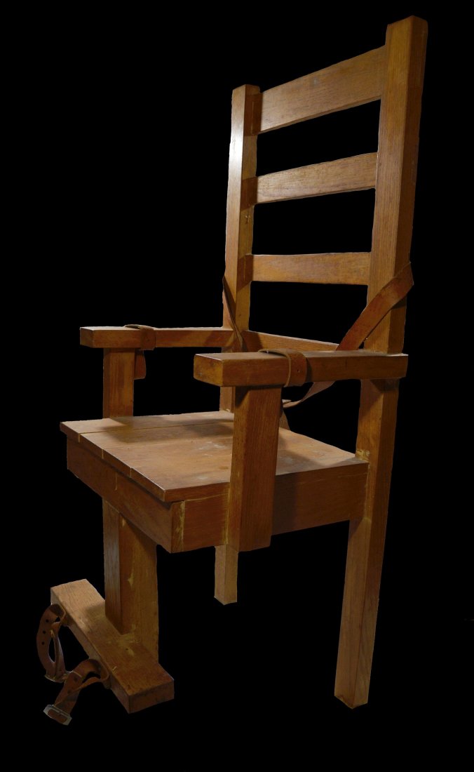 Antique Gas Chamber Execution Chair