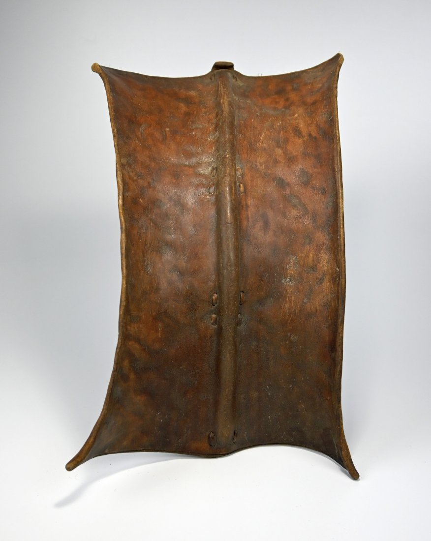 Old Turkana Hide Shield, African Arms, African Form