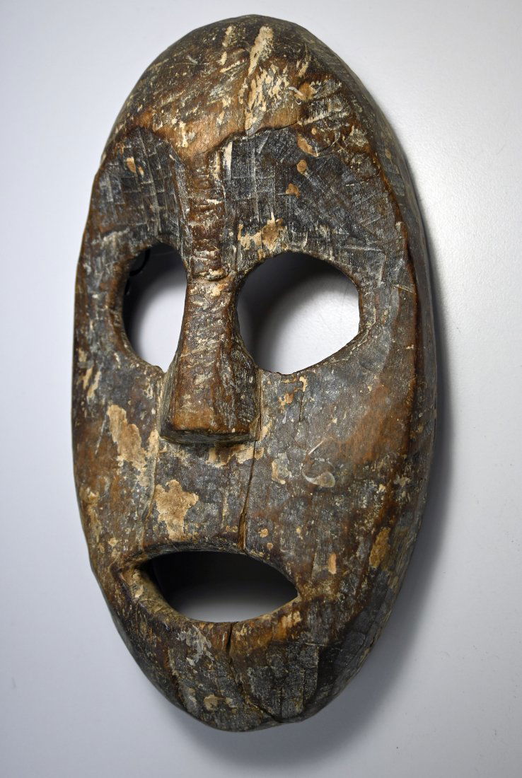 Rare Old Lega African Mask Ex Davis Gallery New Orleans