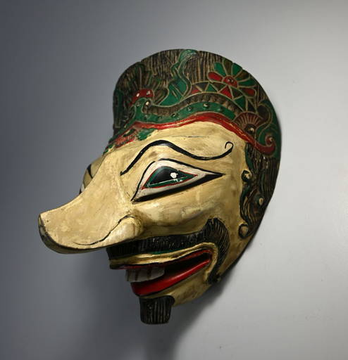 A Topeng Dance mask with Long Nose from Java - May 15, 2021 | TRIBAL ...