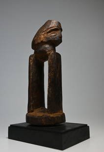 Standing Luba Janus Figure, Ex Jean Pierre Hallet