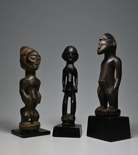 Lot Of 3 Miniature Divination Idols Hemba, Lobi, Senufo