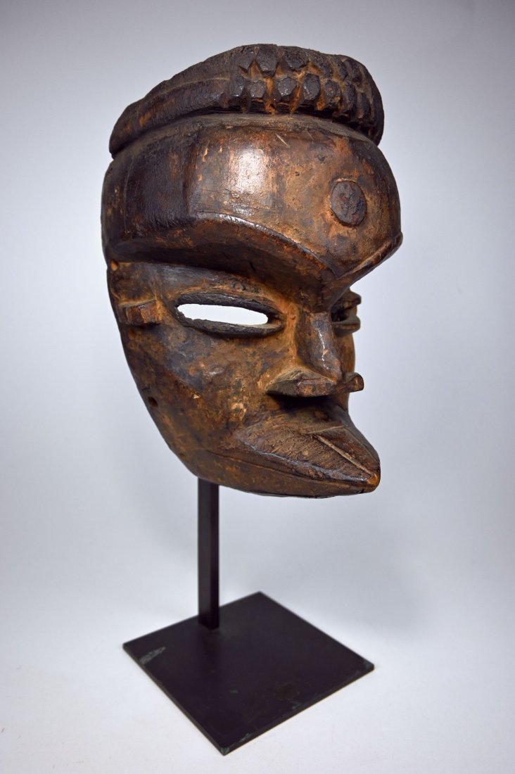 A Rare Eket African Mask Ex Adam Koranyi Collection