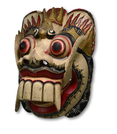 Antique Demon Mask From Bali