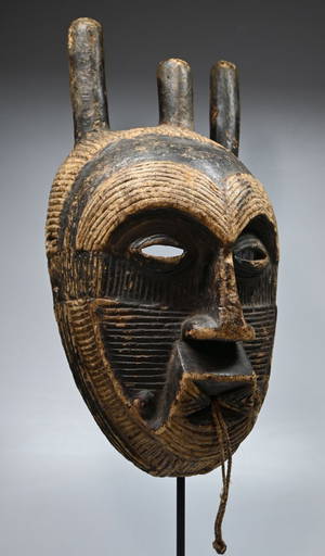 A Tetela African Mask (#0010) on Jan 21, 2023 | TRIBAL GATHERINGS in PA
