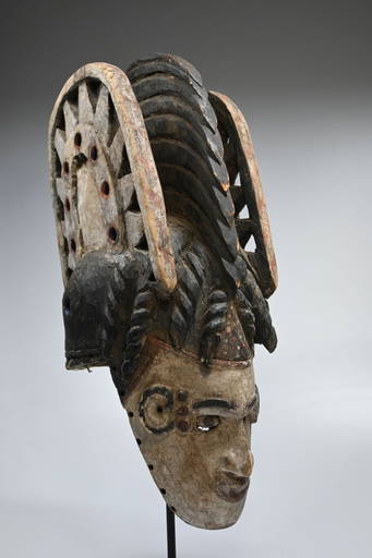 Igbo Maiden Spirit Helmet Mask (Agbogho Mmwo) (#0024) on Jan 21, 2023 ...