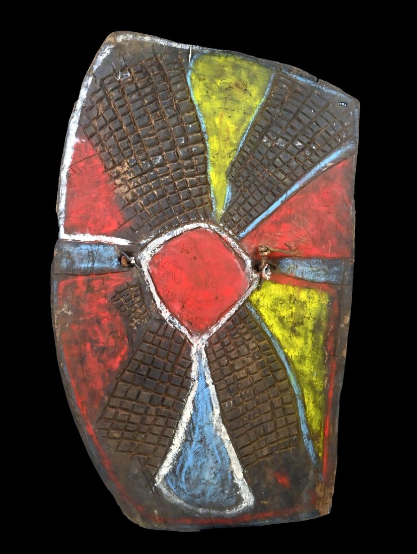 A Colorful Simbai Fighting Shield