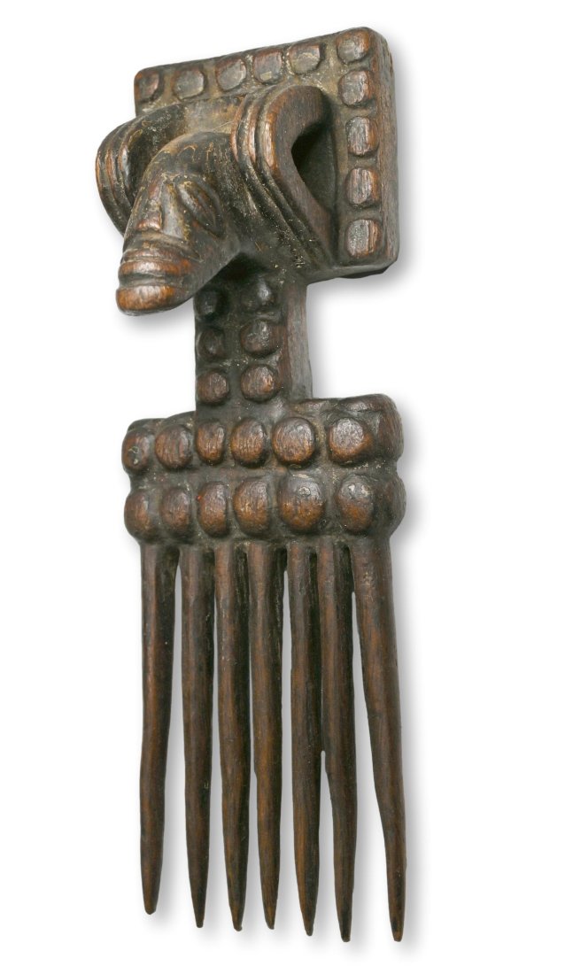 A Classic Chokwe Comb Ex Dr. Endicott Collection Auction