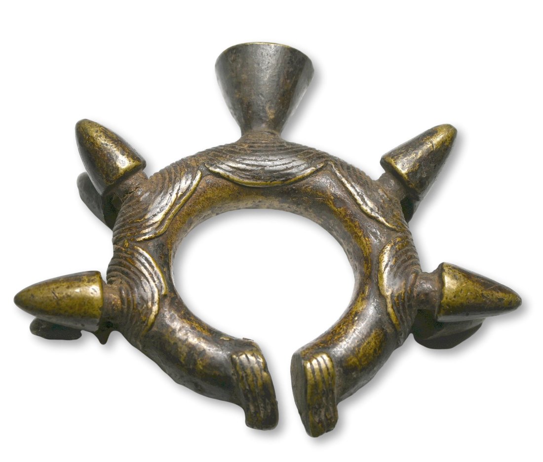 A Fine Bwa Bronze Bracelet Field Collected By Thomas Wheelock