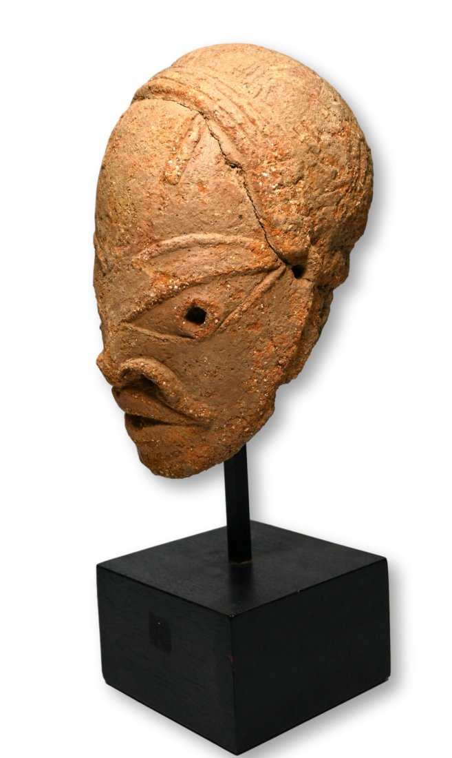 Ancient Nok Terracotta Head 500 Bc Ex Levitt Collection Auction