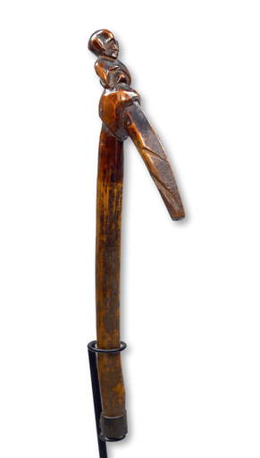 A Lobi Ritual Staff Ex Thomas Wheelock Collection