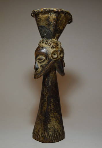 Kusu Janus Male & Female Magic Fetish Sculpture