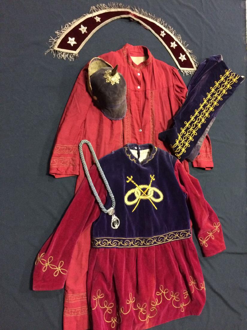 6 Pieces Odd Fellows Costume Clothing -- Masonic Lodge