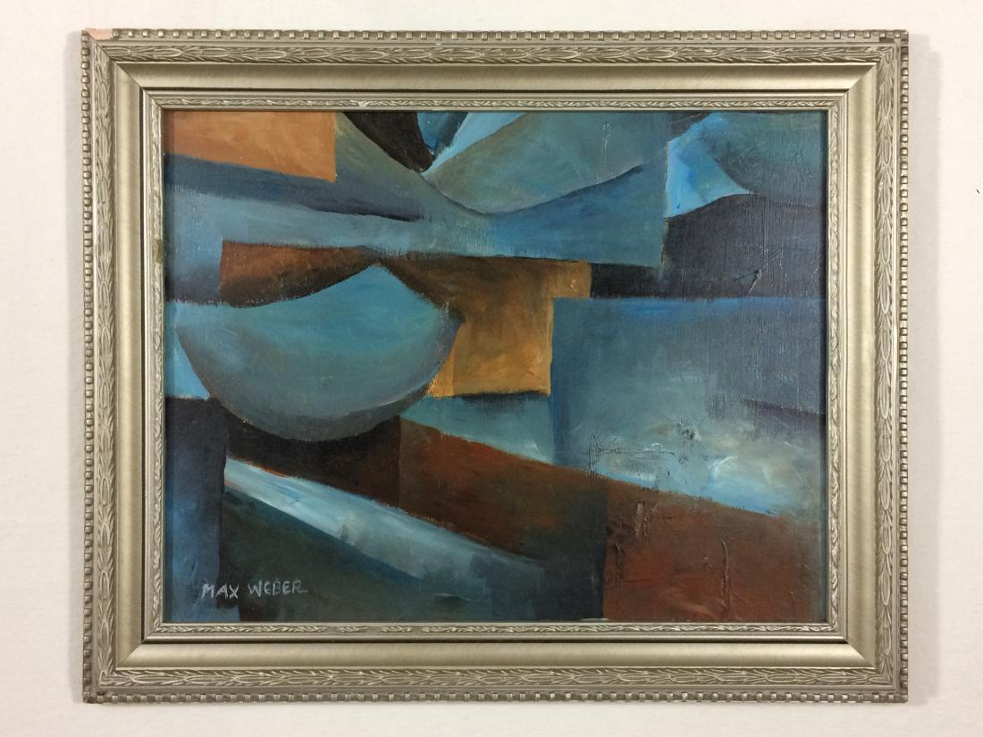 Original Oil Painting on Board Signed 'Max Weber'