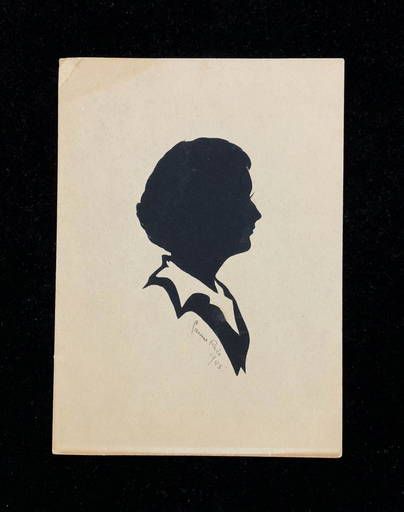 Carew Rice (american, 1899 1971) Hand Signed Silhouette
