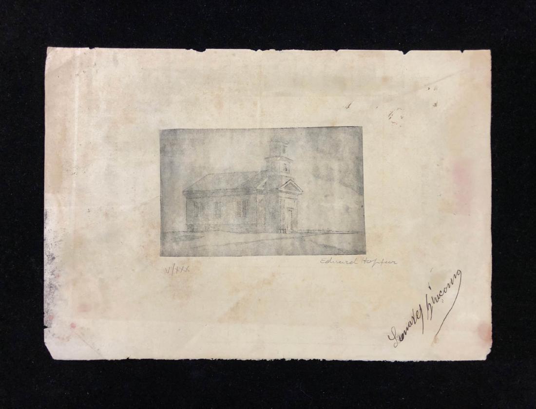 Edward Hopper (american, 1882 1967) Hand Signed