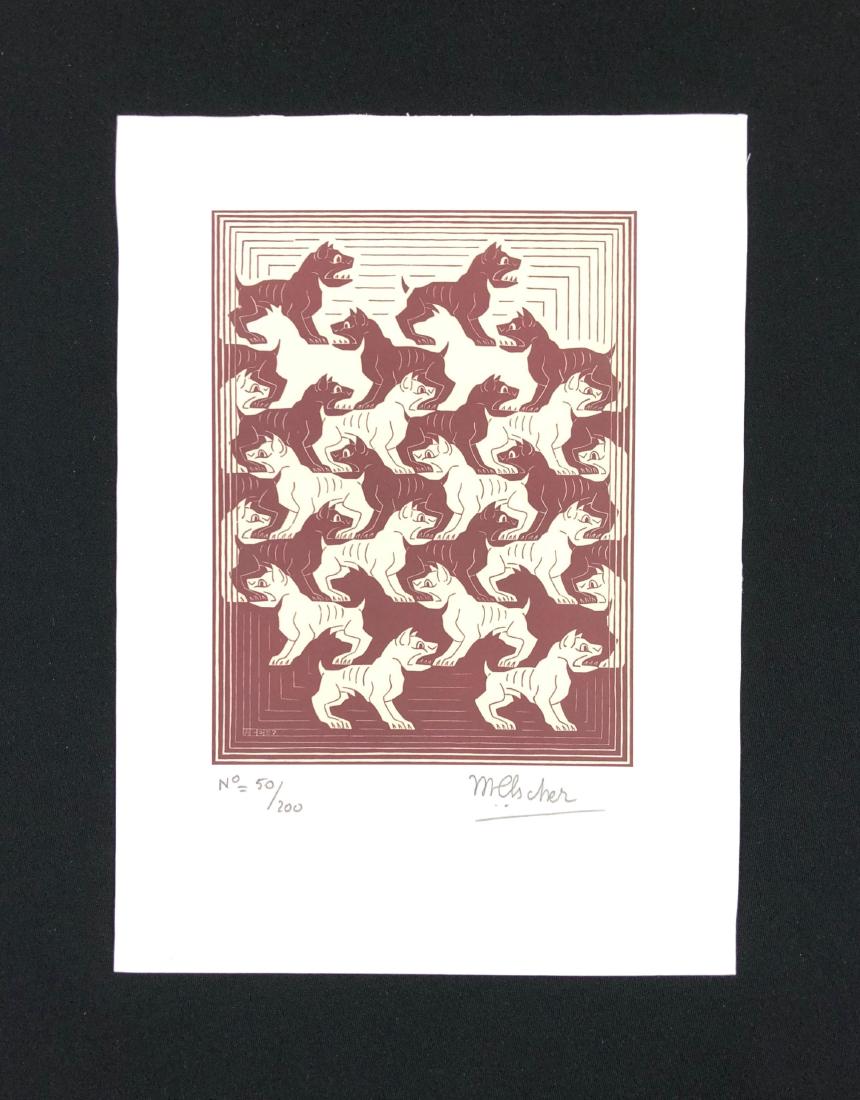 M.C. Escher (Dutch, 1898-1972) -- Hand Signed Fine Art