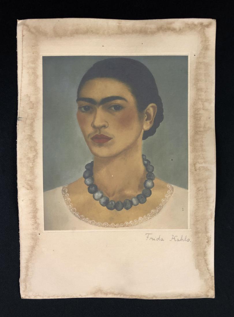 Frida Kahlo (1886-1957) Hand Inscribed Fine Art Print