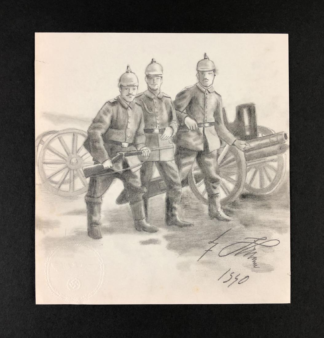 Adolf Hitler (German, 1889-1945) - Graphite Drawing - Jun 08, 2019 ...