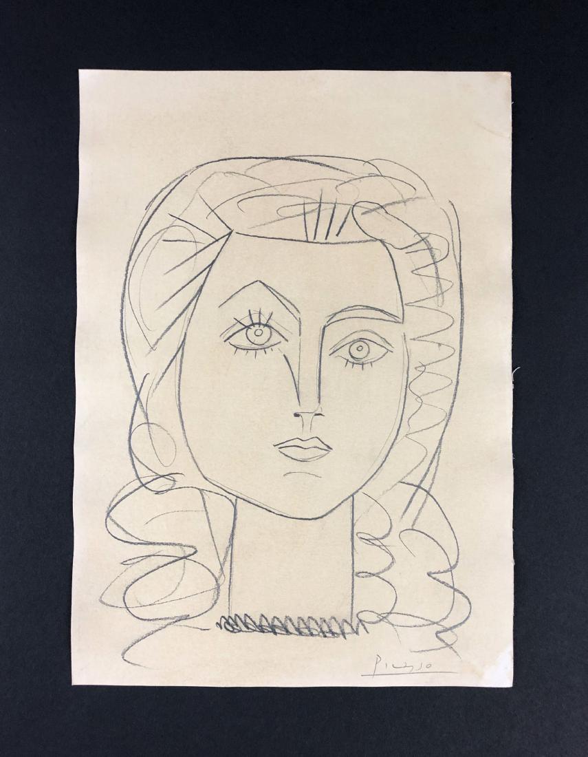 Pablo Picasso (Spanish, 1881-1973)- Graphite Drawing - Jun 08, 2019 ...