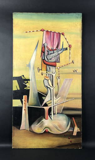 Yves Tanguy (french, 1900 1955) Oil On Canvas
