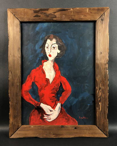 Chaim Soutine (1893 1943) Style Of Oil On Canvas