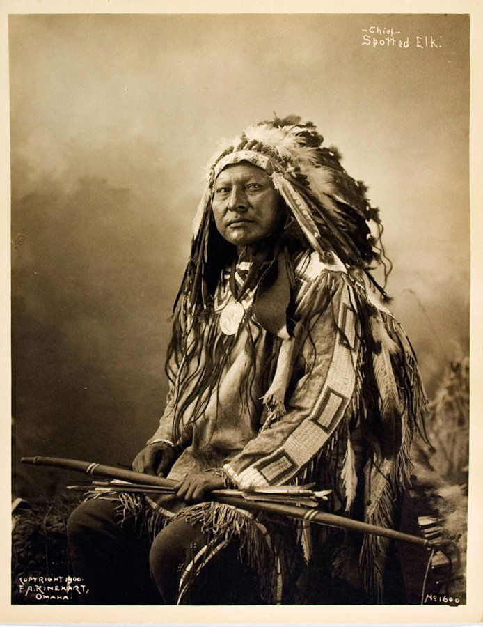 SPOTTED ELK (Hehaka Gleska), Oglala Lakota, 1899.