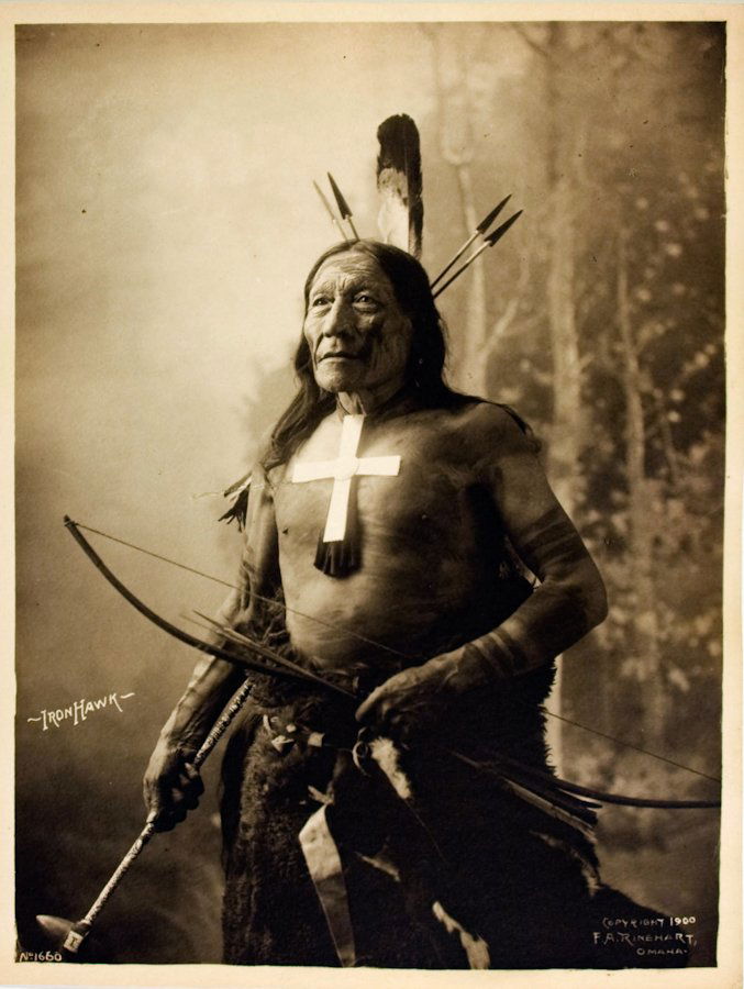 IRON HAWK (Chetan Maza), Oglala Lakota, 1899.
