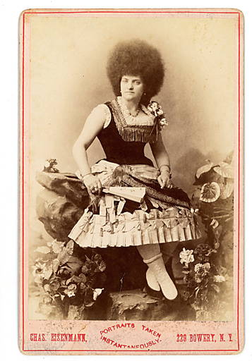 Zoe Meleke, “circassian” Lady, By Eisenmann.