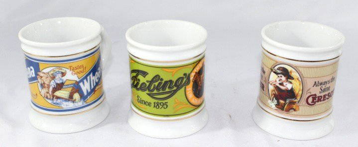 Set of 3 Mugs c.1985 - Replica Vintage Advertising - Feb 25, 2017 ...