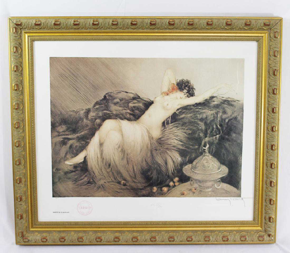 Smoke By Louis Icart Numbered And Stamped 1927