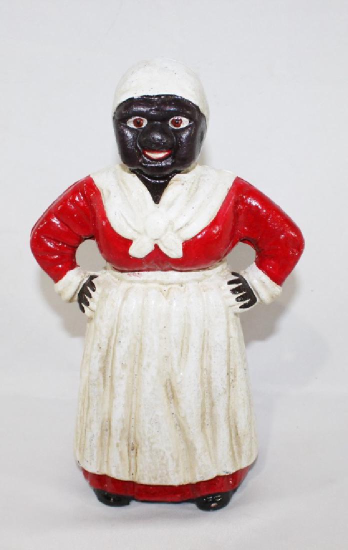 Antique Cast Iron Aunt Jemima / Mammy Bank