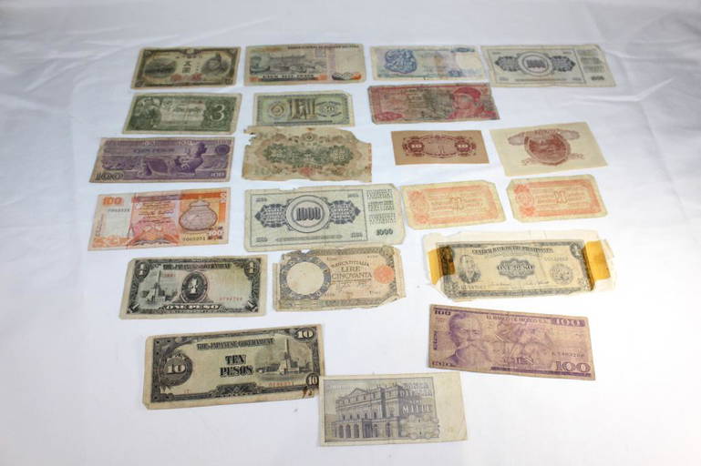 Variety Lot Of Foreign Paper Currency