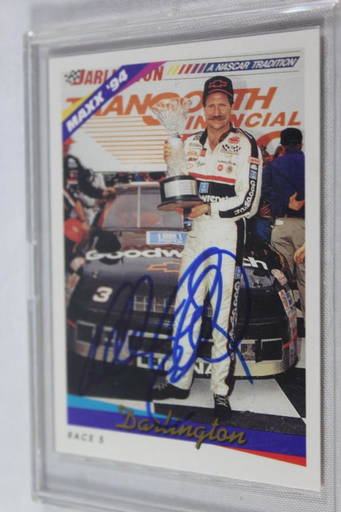 SIGNED 1994 DALE EARNHARDT SR CARD - Sep 04, 2021 | Auctions by Adkins ...